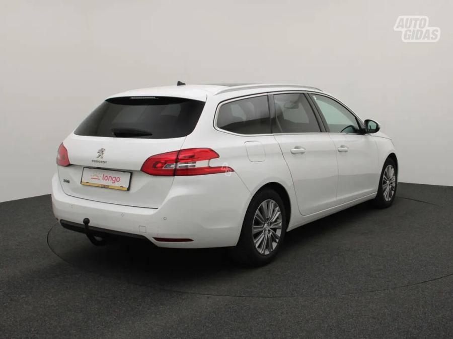 White Peugeot 308 2020 in Vilnius, with an engine capacity of 1.20 L and mileage of 165 thousand km for 8699 €, photo 9 on AUTOMOTO.COM.LV