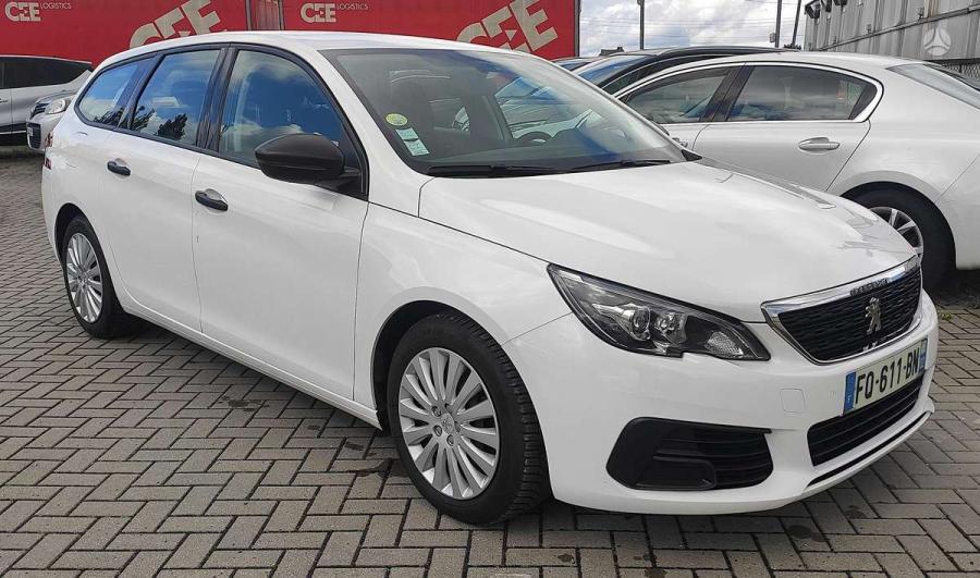 Balts Peugeot 308 2020 Tauragė, ar dzinēja tilpumu 1.50 L un nobraukumu 344 tūkst. km par 4700 €, foto 4 vietnē AUTOMOTO.COM.LV