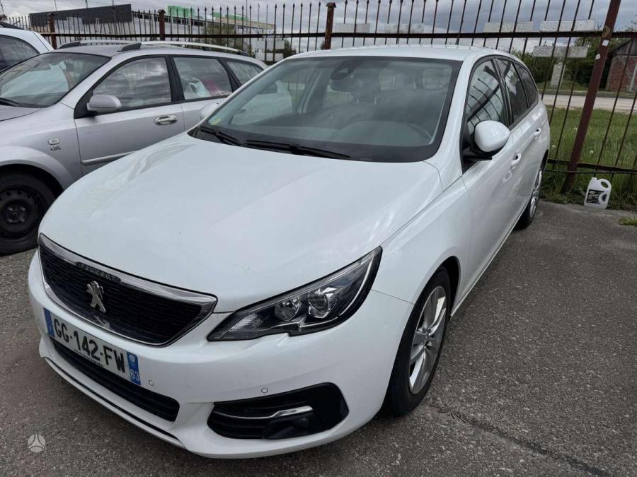 White Peugeot 308 2021 in Marijampole, with an engine capacity of 1.50 L and mileage of 175 thousand km for 9057 €, photo 1 on AUTOMOTO.COM.LV