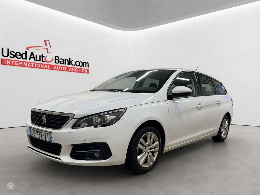 White Peugeot 308 2021 in Marijampole, with an engine capacity of 1.50 L and mileage of 185 thousand km for 8228 €, photo 1 on AUTOMOTO.COM.LV