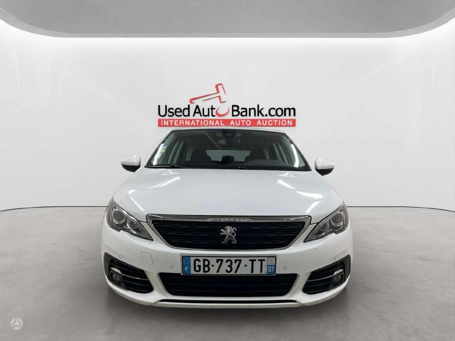 White Peugeot 308 2021 in Marijampole, with an engine capacity of 1.50 L and mileage of 185 thousand km for 8228 €, photo 2 on AUTOMOTO.COM.LV