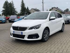 Белый Пежо 308 2021 в Таураге, объемом двигателя 1.50 л и пробегом 203 тыс. км за 7500 €, фото  на AUTOMOTO.COM.LV