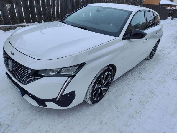 White Peugeot 308 2022 in Marijampole, with an engine capacity of 1.50 L and mileage of 148 thousand km for 14877 €, photo 1 on AUTOMOTO.COM.LV