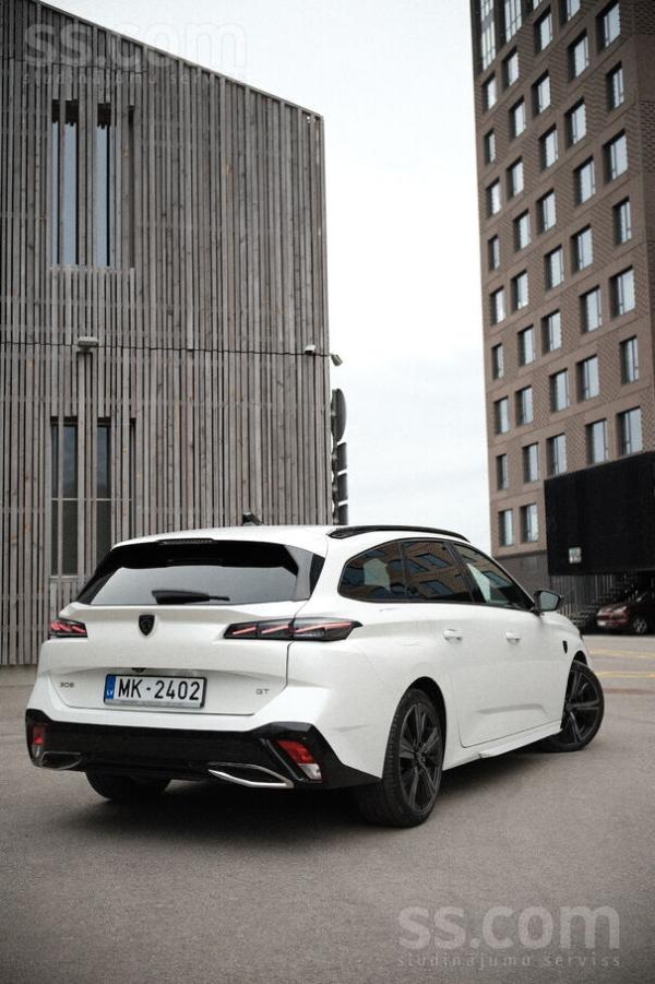 Balts Peugeot 308 2022 Rīga, ar dzinēja tilpumu 1.50 L un nobraukumu 51 tūkst. km par 23990 €, foto 3 vietnē AUTOMOTO.COM.LV