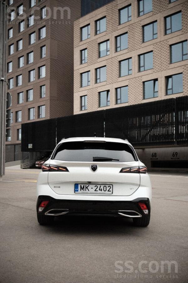 Balts Peugeot 308 2022 Rīga, ar dzinēja tilpumu 1.50 L un nobraukumu 51 tūkst. km par 23990 €, foto 4 vietnē AUTOMOTO.COM.LV