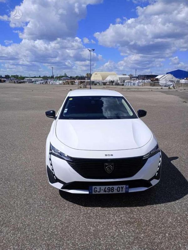 Balts Peugeot 308 2022 Kauņa, ar dzinēja tilpumu 1.50 L un nobraukumu 222 tūkst. km par 10750 €, foto 3 vietnē AUTOMOTO.COM.LV