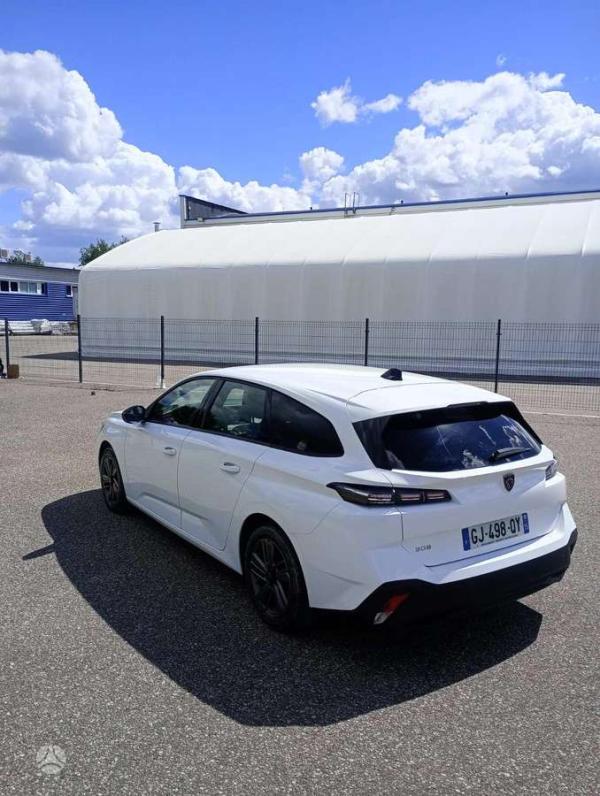 Balts Peugeot 308 2022 Kauņa, ar dzinēja tilpumu 1.50 L un nobraukumu 222 tūkst. km par 10750 €, foto 8 vietnē AUTOMOTO.COM.LV