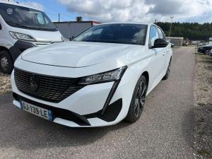 Balts Peugeot 308 2022 Viļņa, ar dzinēja tilpumu 1.50 L un nobraukumu 170 tūkst. km par 10750 €, foto  vietnē AUTOMOTO.COM.LV