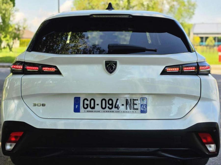 Balts Peugeot 308 2023 Tauragė, ar dzinēja tilpumu 1.50 L un nobraukumu 199 tūkst. km par 11500 €, foto 7 vietnē AUTOMOTO.COM.LV