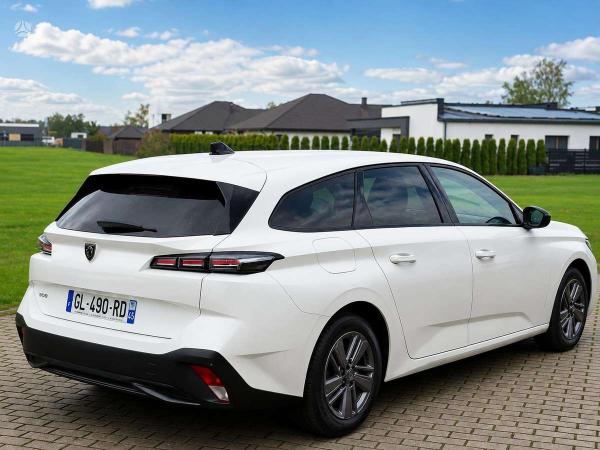 White Peugeot 308 2023 in Taurage, with an engine capacity of 1.50 L and mileage of 199 thousand km for 11500 €, photo 7 on AUTOMOTO.COM.LV