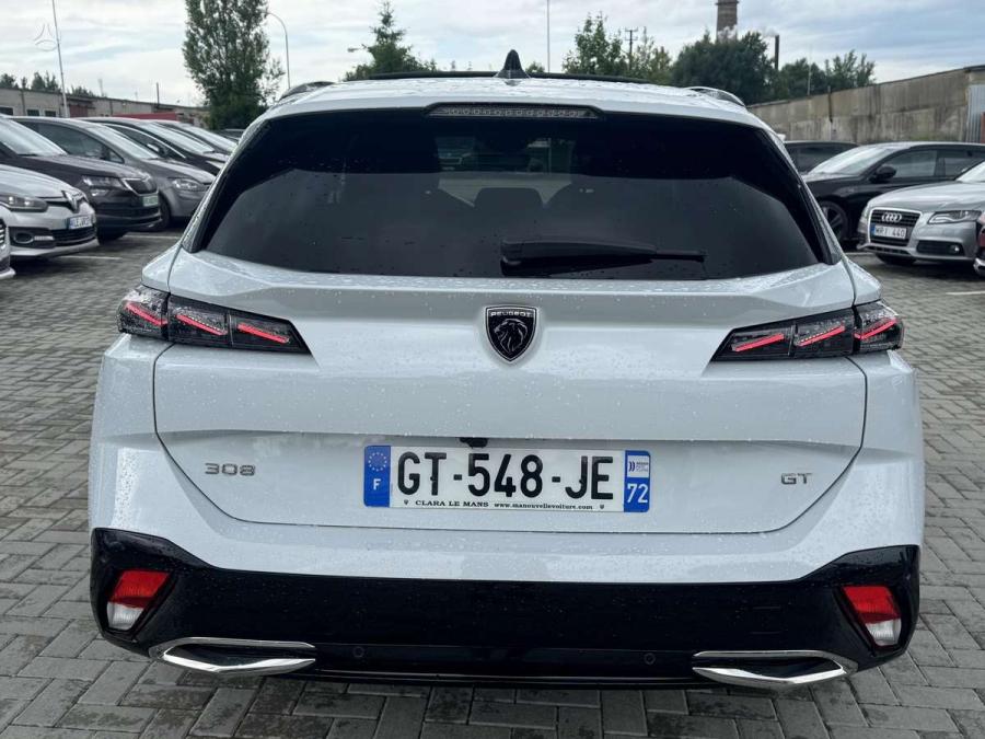 Белый Пежо 308 2023 в Таураге, объемом двигателя 1.50 л и пробегом 163 тыс. км за 15300 €, фото 7 на AUTOMOTO.COM.LV