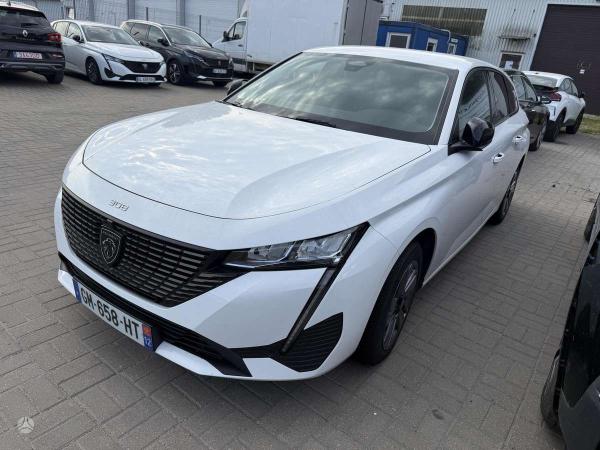 Balts Peugeot 308 2023 Kauņa, ar dzinēja tilpumu 1.50 L un nobraukumu 182 tūkst. km par 13189 €, foto 1 vietnē AUTOMOTO.COM.LV