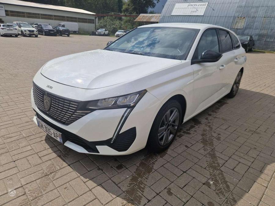 Balts Peugeot 308 2023 Kauņa, ar dzinēja tilpumu 1.50 L un nobraukumu 340 tūkst. km par 9000 €, foto 1 vietnē AUTOMOTO.COM.LV