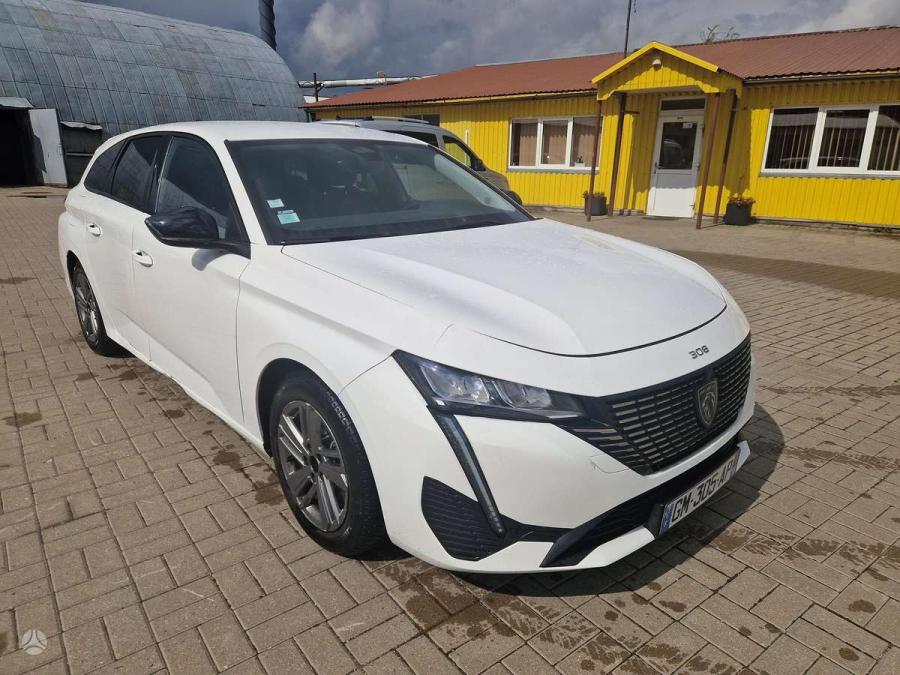 Balts Peugeot 308 2023 Kauņa, ar dzinēja tilpumu 1.50 L un nobraukumu 340 tūkst. km par 9000 €, foto 3 vietnē AUTOMOTO.COM.LV