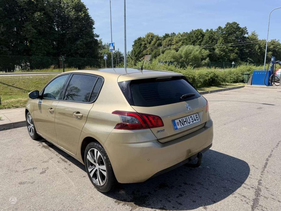 Dzeltens Peugeot 308 2018 Kauņa, ar dzinēja tilpumu 1.20 L un nobraukumu 51 tūkst. km par 9350 €, foto 6 vietnē AUTOMOTO.COM.LV
