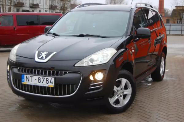 Melns Peugeot 4007 2007 Jēkabpils, ar dzinēja tilpumu 2.20 L un nobraukumu 240 tūkst. km par 5750 €, foto 1 vietnē AUTOMOTO.COM.LV