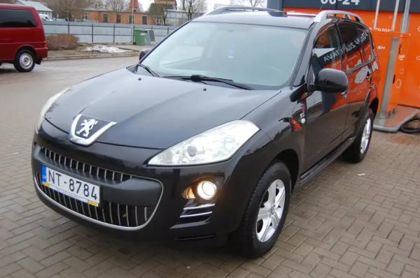 Melns Peugeot 4007 2007 Jēkabpils, ar dzinēja tilpumu 2.20 L un nobraukumu 240 tūkst. km par 5750 €, foto 3 vietnē AUTOMOTO.COM.LV