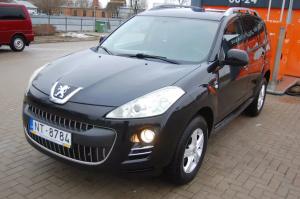 Black Peugeot 4007 2007 in Jekabpils, with an engine capacity of 2.20 L and mileage of 240 thousand km for 5750 €, photo 4 on AUTOMOTO.COM.LV
