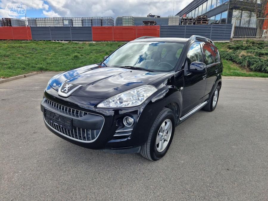 Black Peugeot 4007 2008 in Kaunas, with an engine capacity of 2.20 L and mileage of 298 thousand km for 3450 €, photo 1 on AUTOMOTO.COM.LV
