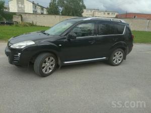 Melns Peugeot 4007 2008 Bauska, ar dzinēja tilpumu 2.20 L un nobraukumu 312 tūkst. km par 2900 €, foto  vietnē AUTOMOTO.COM.LV
