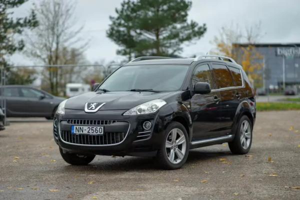 Melns Peugeot 4007 2008 Liepāja, ar dzinēja tilpumu 2.20 L un nobraukumu 279 tūkst. km par 6250 €, foto 1 vietnē AUTOMOTO.COM.LV