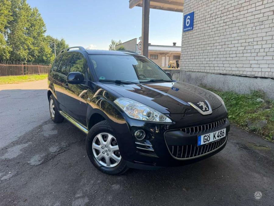 Melns Peugeot 4007 2008 Šauļi, ar dzinēja tilpumu 2.18 L un nobraukumu 224 tūkst. km par 3600 €, foto 9 vietnē AUTOMOTO.COM.LV