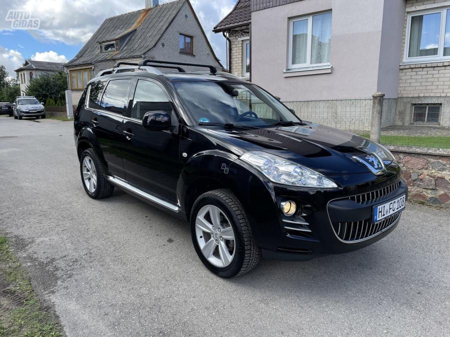 Melns Peugeot 4007 2008 Raseiniai, ar dzinēja tilpumu 2.20 L un nobraukumu 208 tūkst. km par 3700 €, foto 4 vietnē AUTOMOTO.COM.LV