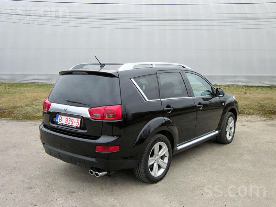 Melns Peugeot 4007 2009 Rīga, ar dzinēja tilpumu 2.20 L un nobraukumu 0 tūkst. km par 5450 €, foto 4 vietnē AUTOMOTO.COM.LV