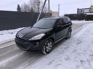Melns Peugeot 4007 2009 Marijampole, ar dzinēja tilpumu 2.18 L un nobraukumu 309 tūkst. km par 3550 €, foto  vietnē AUTOMOTO.COM.LV