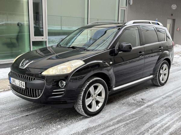 Melns Peugeot 4007 2009 Viļņa, ar dzinēja tilpumu 2.18 L un nobraukumu 282 tūkst. km par 2950 €, foto 1 vietnē AUTOMOTO.COM.LV