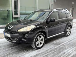 Melns Peugeot 4007 2009 Viļņa, ar dzinēja tilpumu 2.18 L un nobraukumu 282 tūkst. km par 2950 €, foto  vietnē AUTOMOTO.COM.LV
