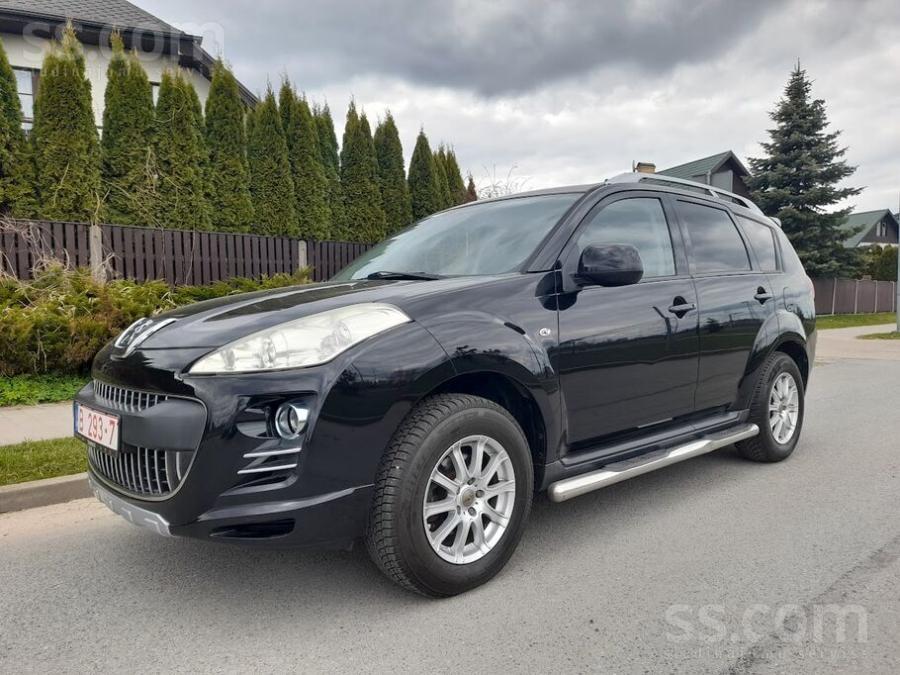 Melns Peugeot 4007 2009 Daugavpils, ar dzinēja tilpumu 2.20 L un nobraukumu 260 tūkst. km par 4990 €, foto 3 vietnē AUTOMOTO.COM.LV