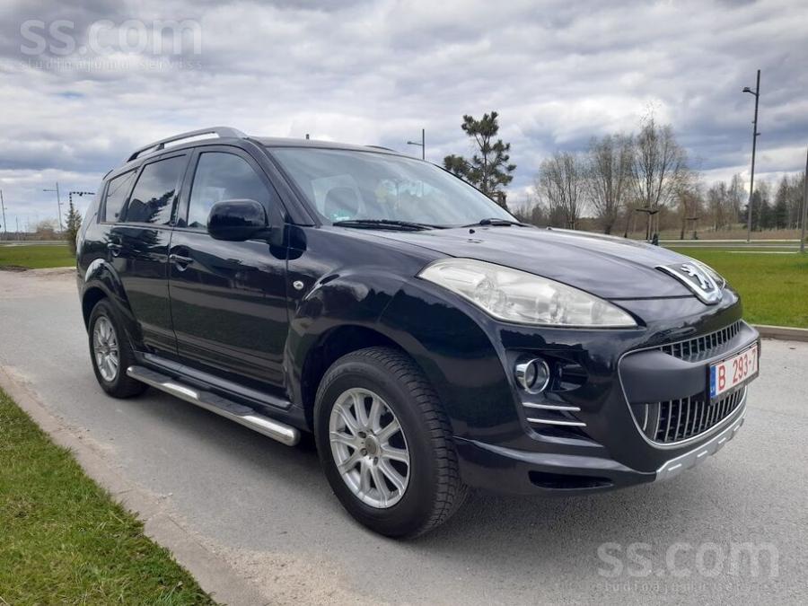 Melns Peugeot 4007 2009 Daugavpils, ar dzinēja tilpumu 2.20 L un nobraukumu 260 tūkst. km par 4990 €, foto 5 vietnē AUTOMOTO.COM.LV