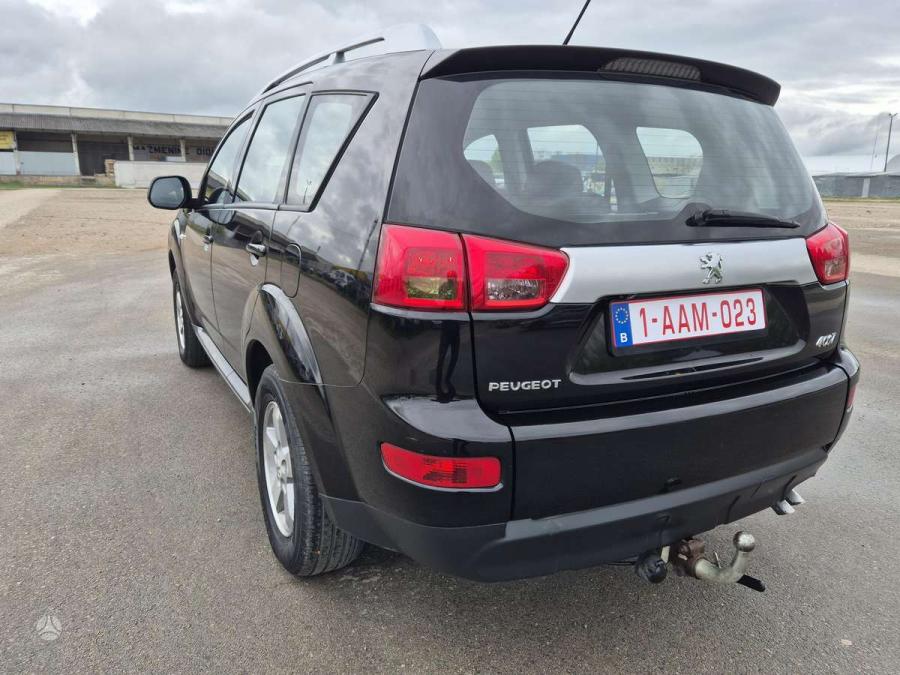Melns Peugeot 4007 2009 Šauļi, ar dzinēja tilpumu 2.20 L un nobraukumu 262 tūkst. km par 4250 €, foto 9 vietnē AUTOMOTO.COM.LV