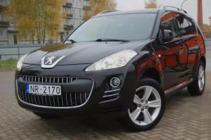Melns Peugeot 4007 2009 Jēkabpils, ar dzinēja tilpumu 2.20 L un nobraukumu 214 tūkst. km par 6300 €, foto  vietnē AUTOMOTO.COM.LV