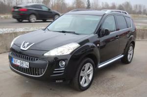 Черный Пежо 4007 2009 в Екабпилс, объемом двигателя 2.20 л и пробегом 238 тыс. км за 6100 €, фото 4 на AUTOMOTO.COM.LV