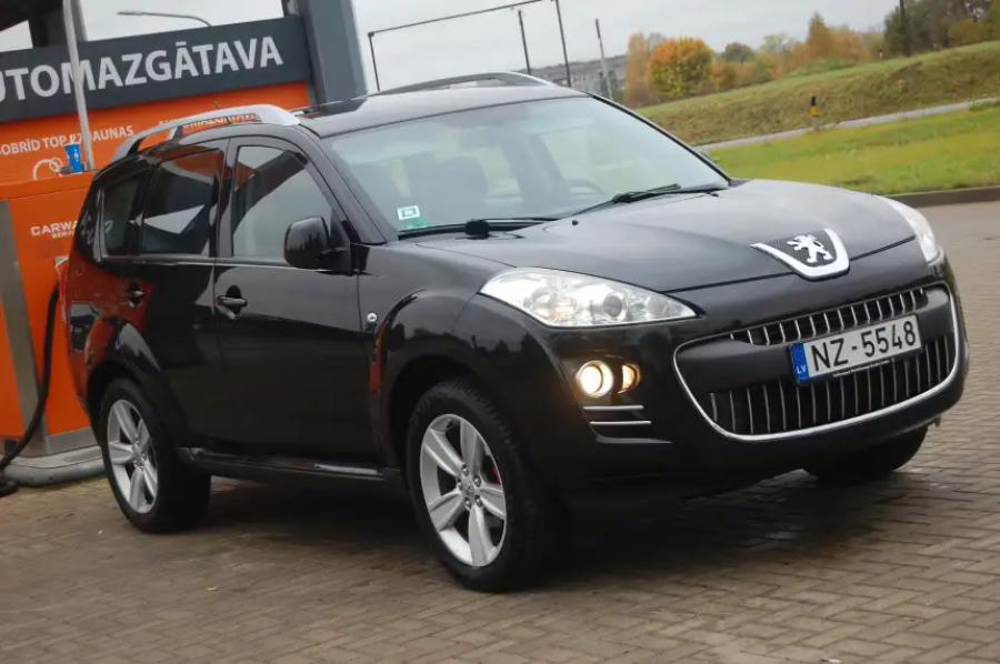 Melns Peugeot 4007 2009 Jēkabpils, ar dzinēja tilpumu 2.20 L un nobraukumu 247 tūkst. km par 5700 €, foto 6 vietnē AUTOMOTO.COM.LV