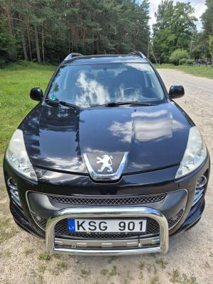 Melns Peugeot 4007 2009 Radviliškis, ar dzinēja tilpumu 2.18 L un nobraukumu 281 tūkst. km par 3800 €, foto  vietnē AUTOMOTO.COM.LV