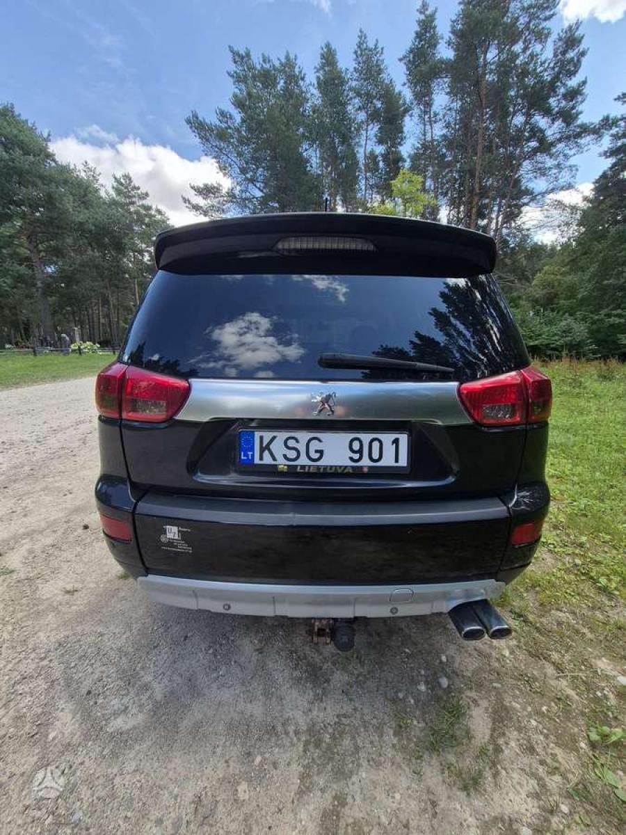Melns Peugeot 4007 2009 Radviliškis, ar dzinēja tilpumu 2.18 L un nobraukumu 281 tūkst. km par 3800 €, foto 4 vietnē AUTOMOTO.COM.LV