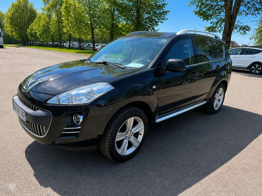 Melns Peugeot 4007 2012 Tauragė, ar dzinēja tilpumu 2.20 L un nobraukumu 302 tūkst. km par 4500 €, foto 1 vietnē AUTOMOTO.COM.LV