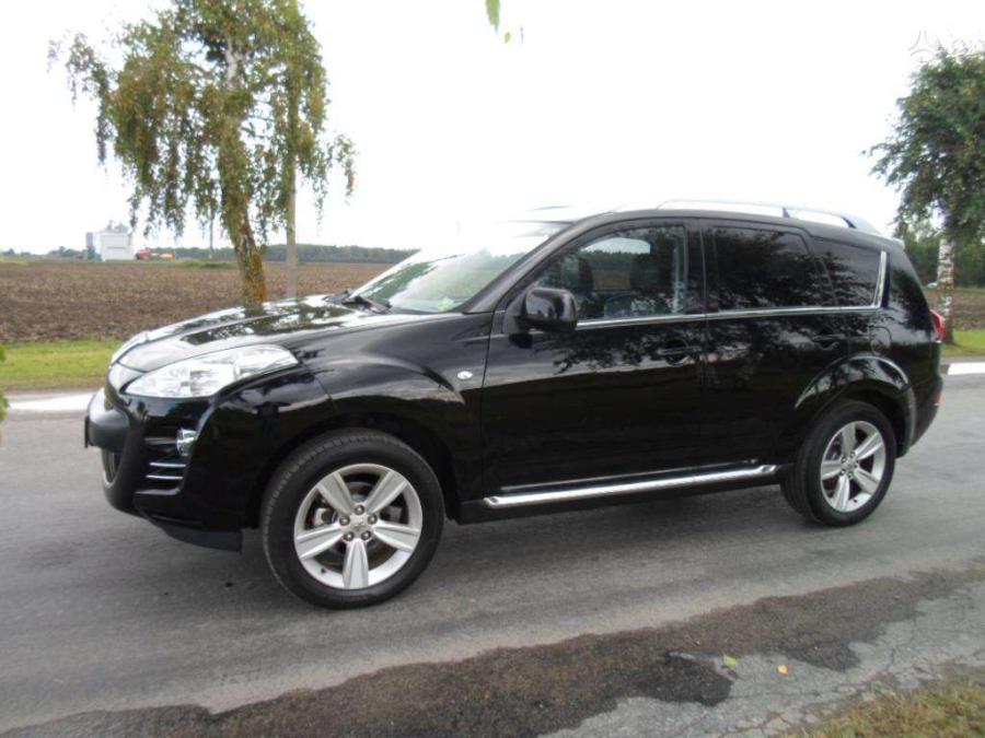 Melns Peugeot 4007 2013 Šauļi, ar dzinēja tilpumu 2.20 L un nobraukumu 260 tūkst. km par 4400 €, foto 7 vietnē AUTOMOTO.COM.LV