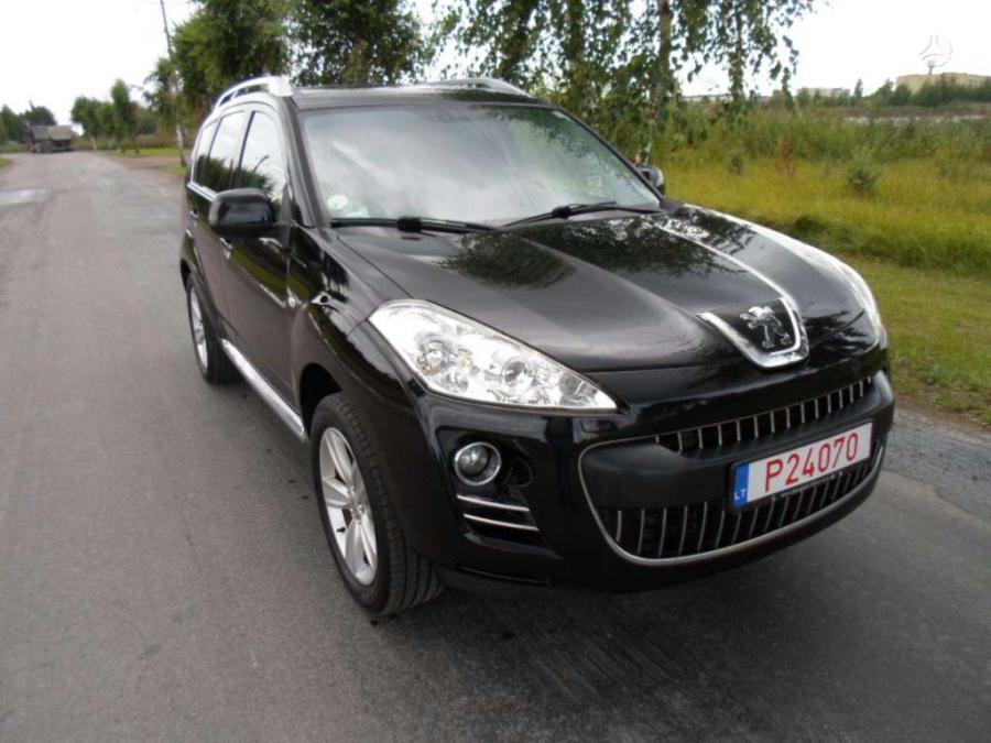 Melns Peugeot 4007 2013 Šauļi, ar dzinēja tilpumu 2.20 L un nobraukumu 260 tūkst. km par 4400 €, foto 9 vietnē AUTOMOTO.COM.LV