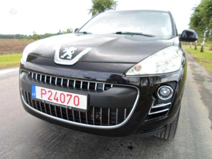 Melns Peugeot 4007 2013 Šauļi, ar dzinēja tilpumu 2.20 L un nobraukumu 260 tūkst. km par 4400 €, foto 18 vietnē AUTOMOTO.COM.LV