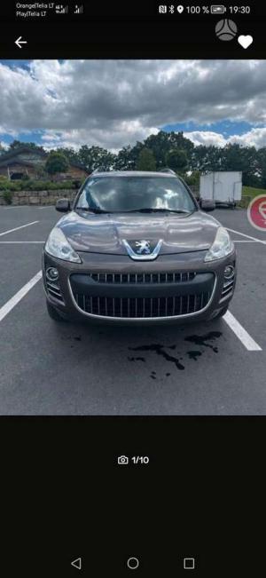 Brūns Peugeot 4007 2012 Jurbarkas, ar dzinēja tilpumu 2.20 L un nobraukumu 336 tūkst. km par 2750 €, foto  vietnē AUTOMOTO.COM.LV