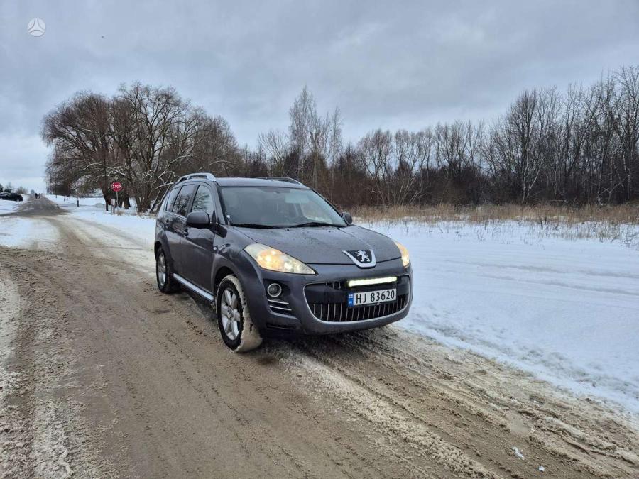 Pelēks Peugeot 4007 2008 Šauļi, ar dzinēja tilpumu 2.20 L un nobraukumu 281 tūkst. km par 2577 €, foto 16 vietnē AUTOMOTO.COM.LV