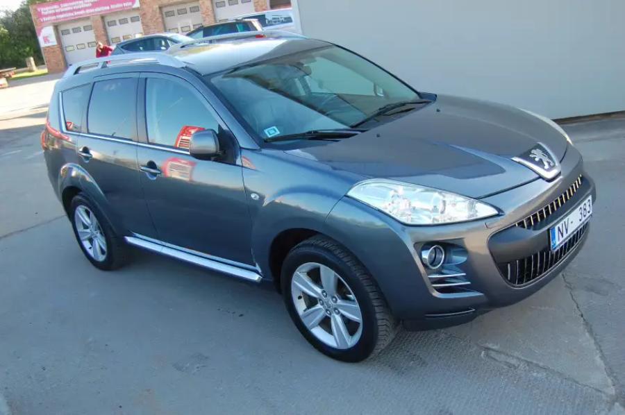 Pelēks Peugeot 4007 2008 Jēkabpils, ar dzinēja tilpumu 2.20 L un nobraukumu 268 tūkst. km par 4500 €, foto 6 vietnē AUTOMOTO.COM.LV
