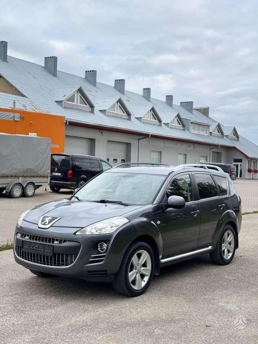Pelēks Peugeot 4007 2008 Marijampole, ar dzinēja tilpumu 2.18 L un nobraukumu 262 tūkst. km par 3100 €, foto 1 vietnē AUTOMOTO.COM.LV