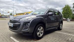 Pelēks Peugeot 4007 2009 Tauragė, ar dzinēja tilpumu 2.20 L un nobraukumu 171 tūkst. km par 3500 €, foto  vietnē AUTOMOTO.COM.LV
