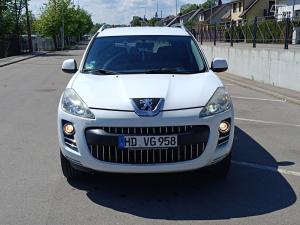 Белый Пежо 4007 2009 в Тельшяй, объемом двигателя 2.20 л и пробегом 270 тыс. км за 3500 €, фото  на AUTOMOTO.COM.LV