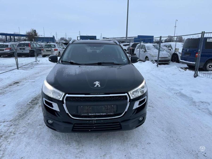 Melns Peugeot 4008 2012 Marijampole, ar dzinēja tilpumu 1.56 L un nobraukumu 248 tūkst. km par 5350 €, foto 2 vietnē AUTOMOTO.COM.LV